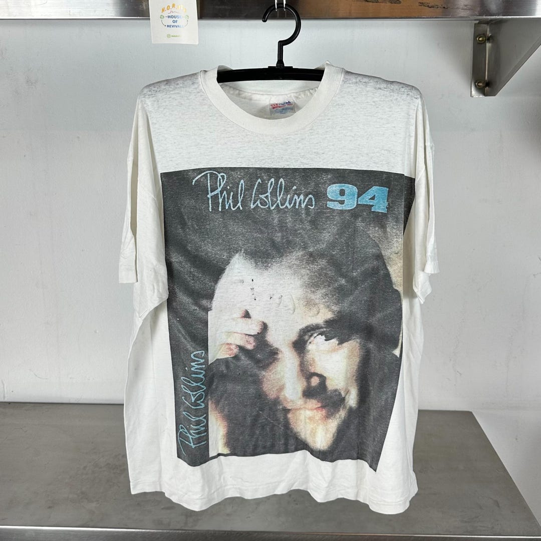 Vintage 1994 Phil Collins World Tour Concert Promo Hanes XL Single ...