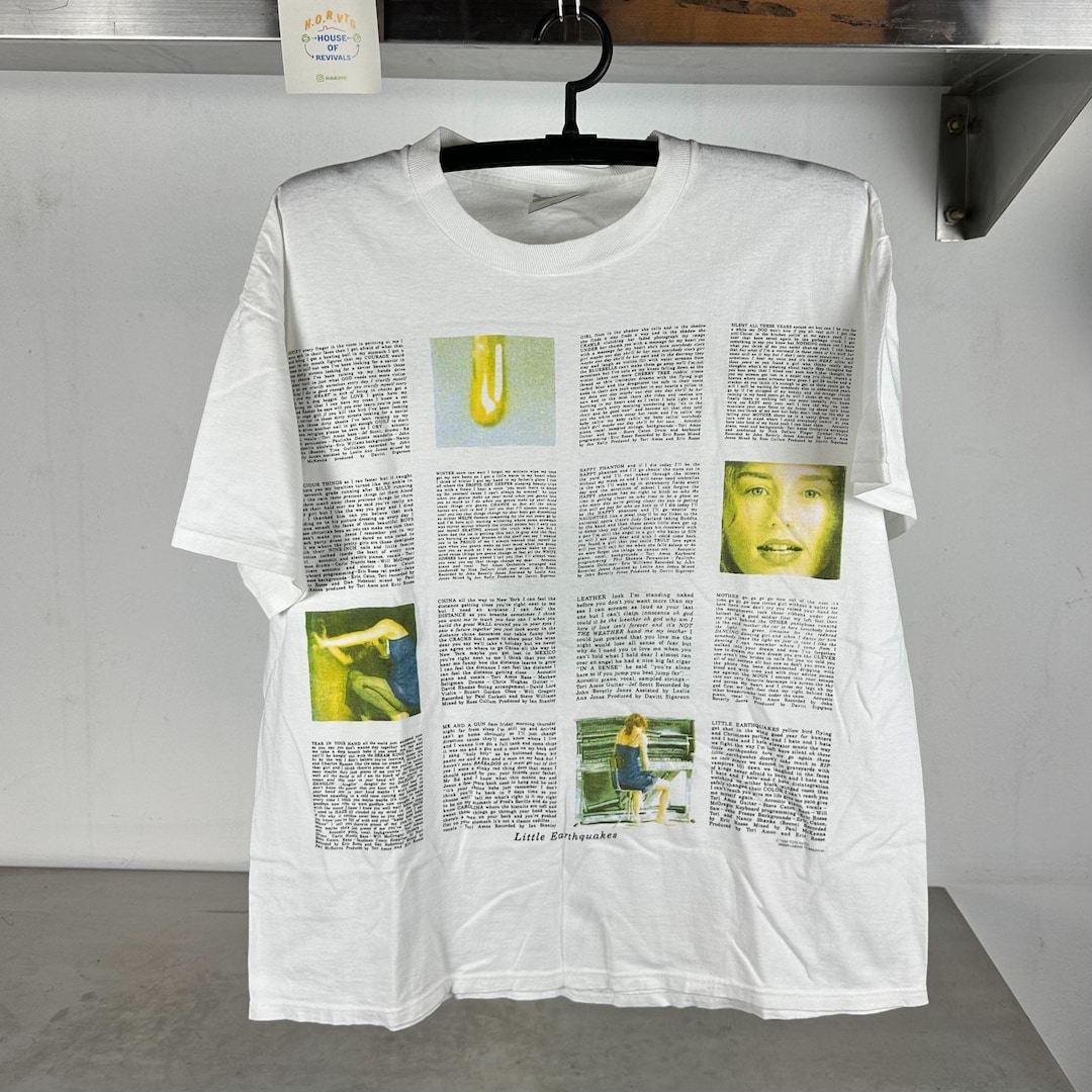 Vintage 1992 Tori Amos Little Earthquakes World Tour Concert Promo T-shirt, Vintage Music Tees ...