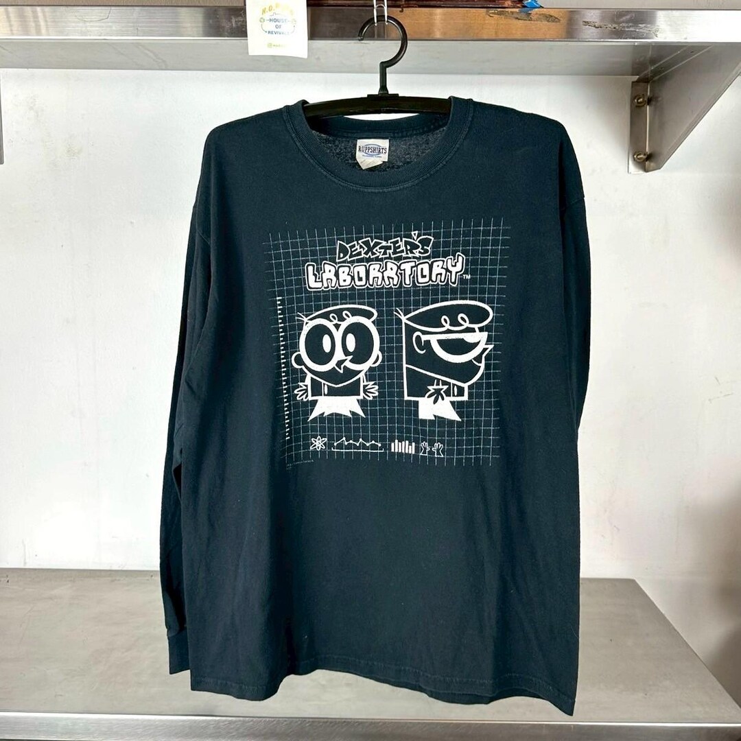 Vintage 2000s Dexter's Laboratory Cartoon Network Promo Long Sleeve T ...