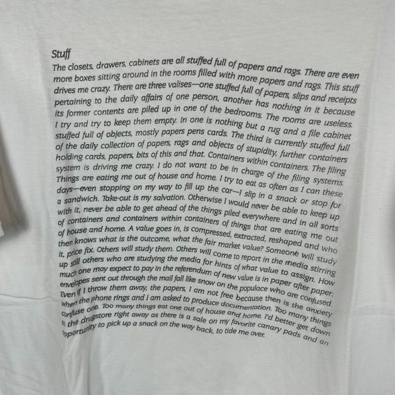 Vintage 90s Stuff Definition Humor Font XL Hanes Sing… - Gem