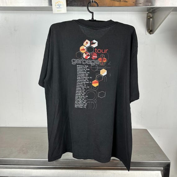 Vintage 2002 Garbage Rock Band Concert Tour Giant Tag… - Gem