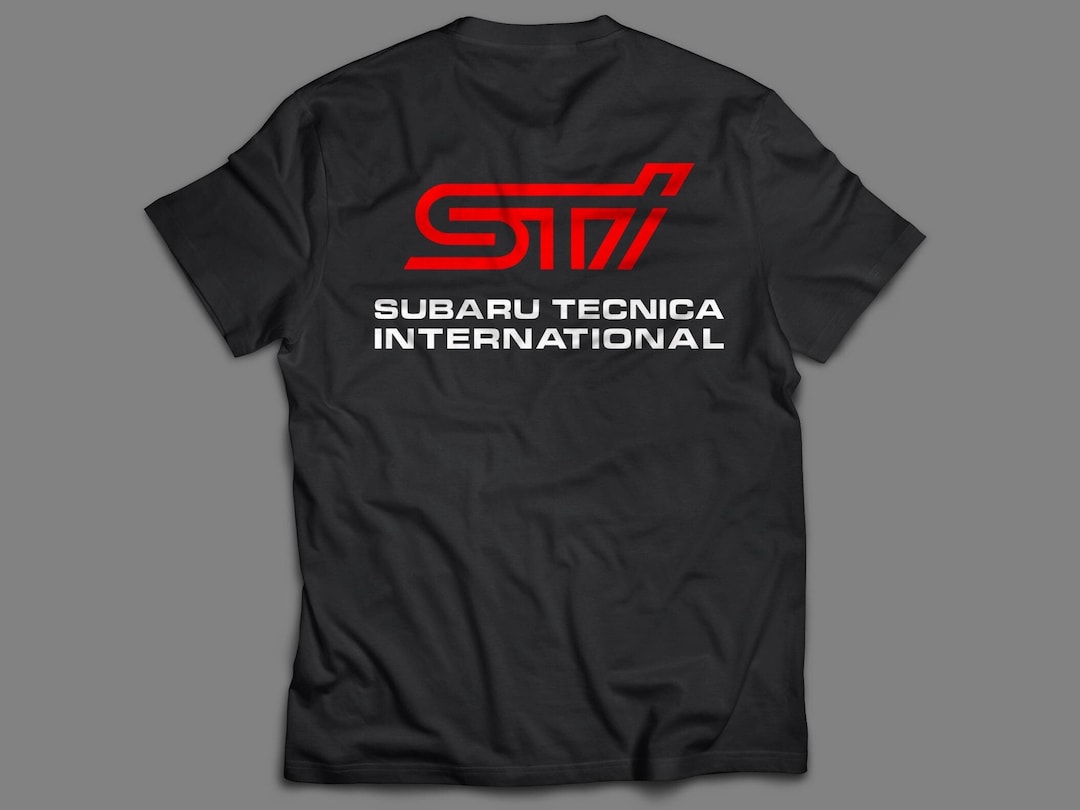 Subaru STI Logo T Shirt for Subaru Fans Gift WRX STI Owners Japanese ...