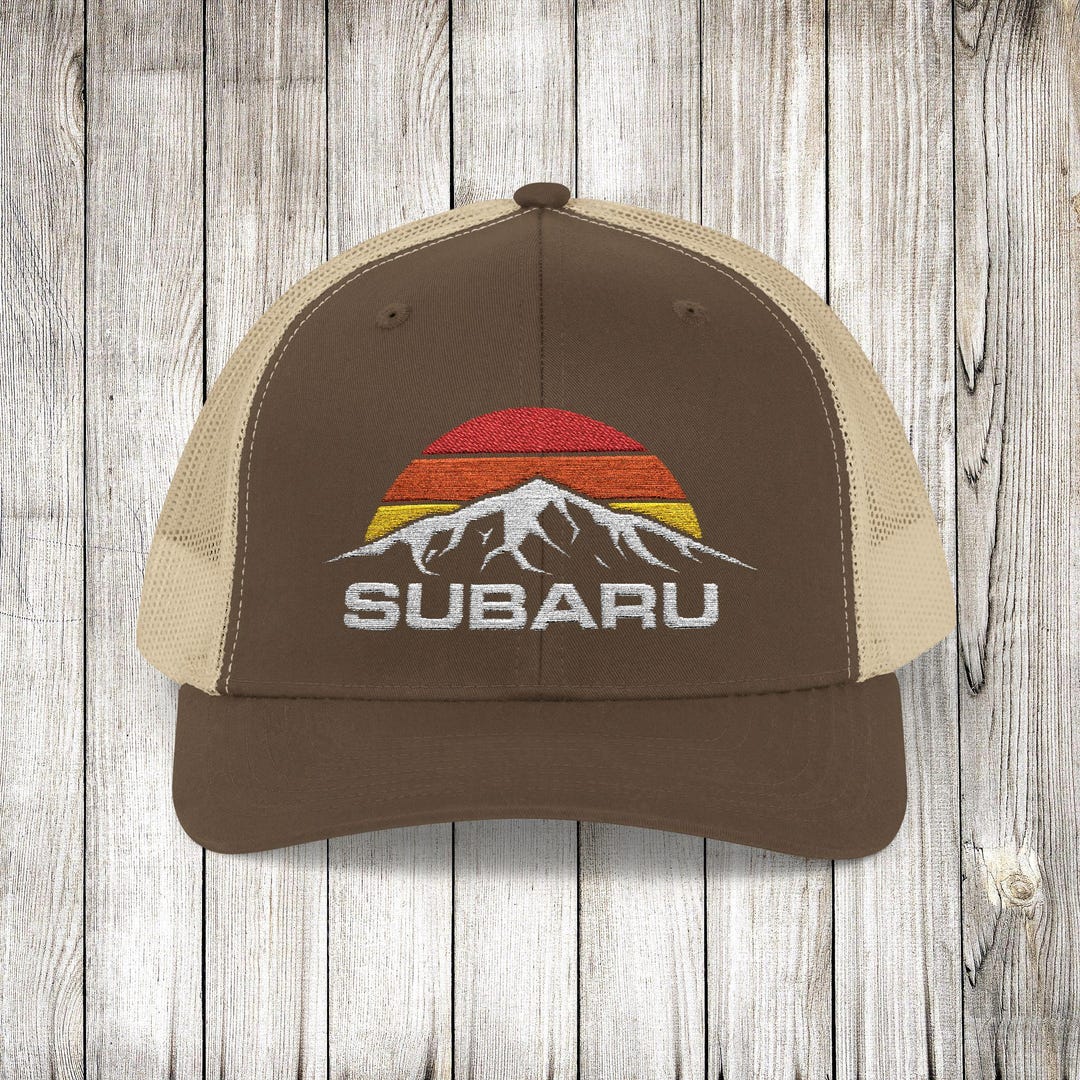 Subaru Hat Embroidered Trucker Cap Retro Vintage Subaru Logo Outdoor ...