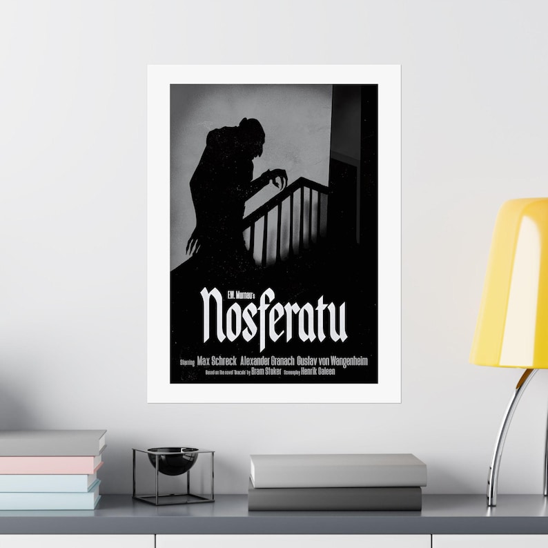 Nosferatu Vintage Horror Movie Poster Vampire Wall Art Classic Film ...