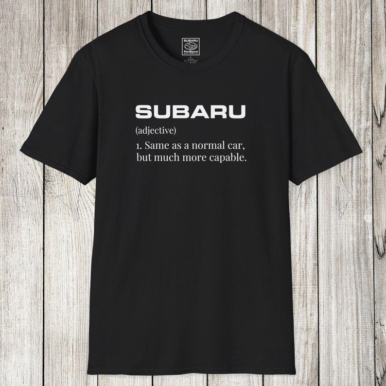 Subaru Definition T-shirt Funny Car Enthusiast Tee Off-road Adventure Shirt Subaru Lover Gift ...