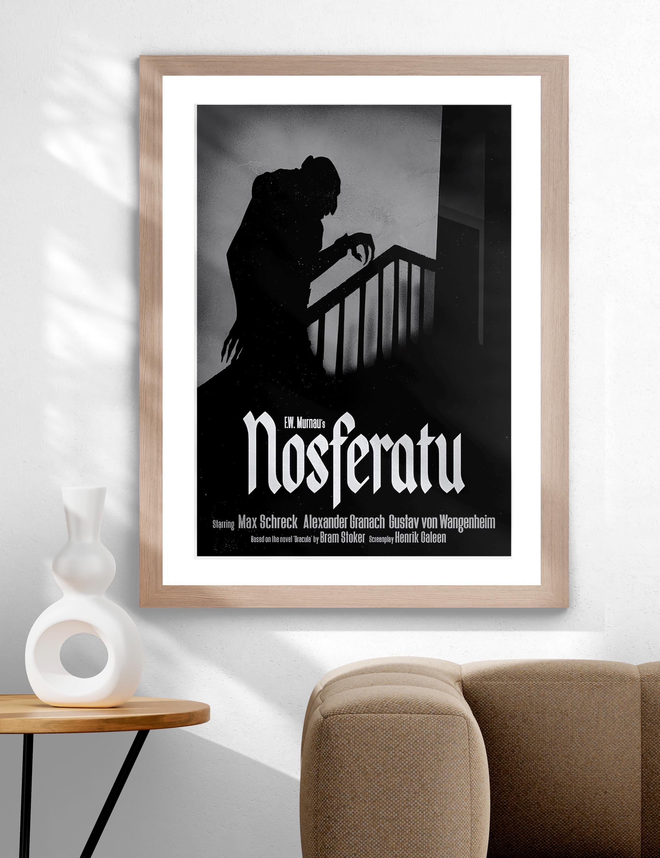 Nosferatu Vintage Horror Movie Poster | Vampire Wall Art | Classic Film ...