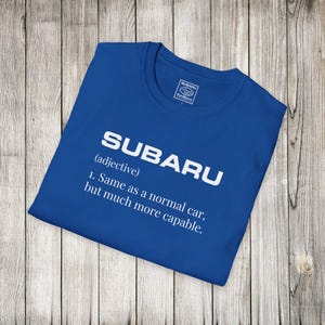 Subaru Definition T-shirt Funny Car Enthusiast Tee Off-road Adventure ...