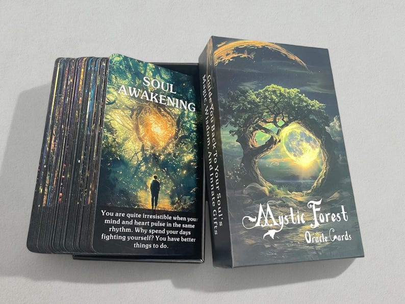 50% OFF TODAY - Mystic Forest Oracle Cards Tarot Deck | Tarot Cards for ...