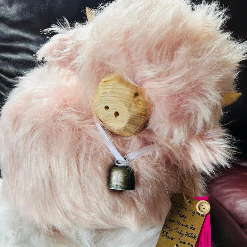 Highland Cow Footstool - Etsy