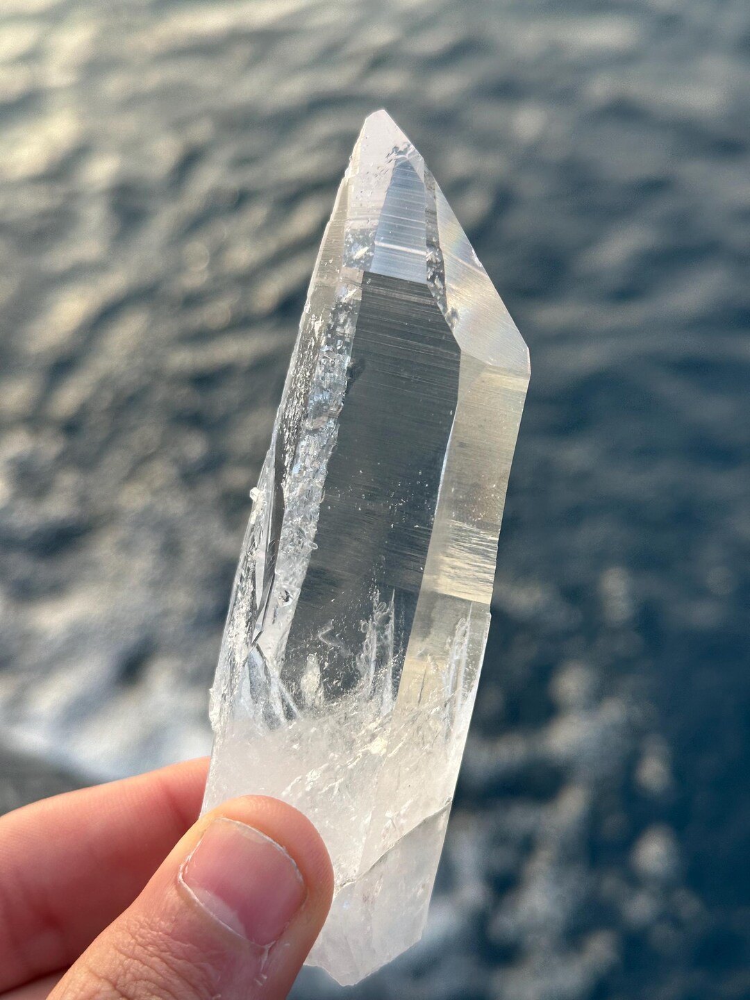 Colombian Lemurian Crystal Point, 136g Piece, Master Healer, Authentic ...