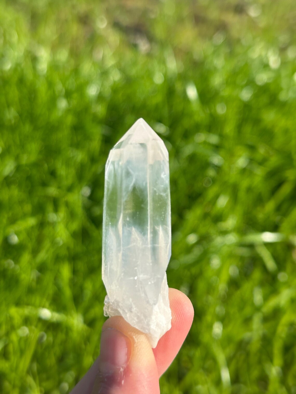 Natural Colombian Blue Smoke Quartz Point, Blue Phantom, 33g Piece ...