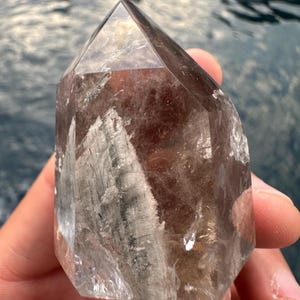 Brazilian Inclusion Quartz, Amphibole + Hematite, High Grade Polish ...