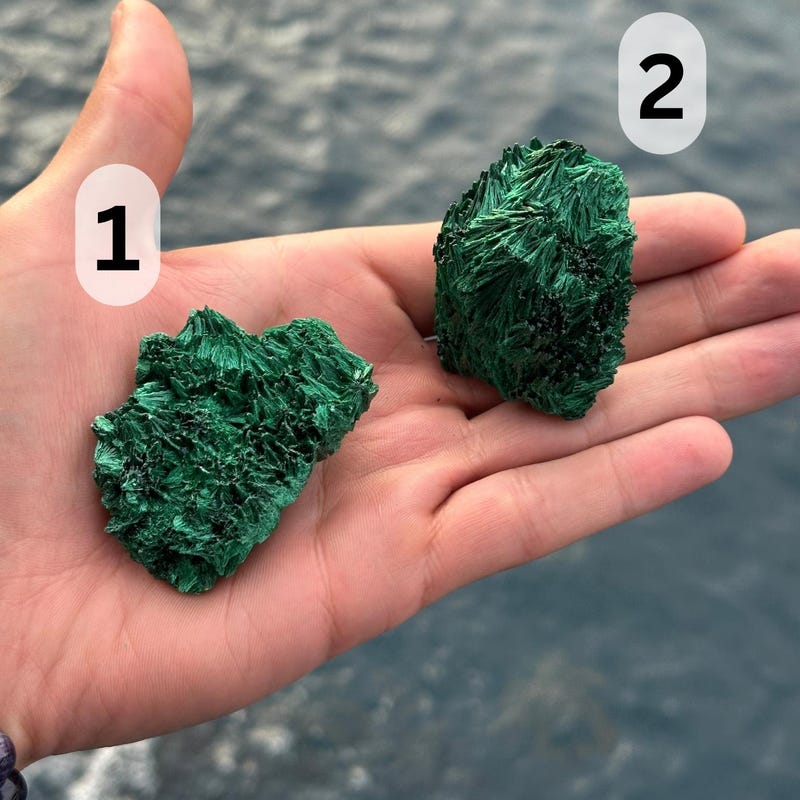 Authentic Malachite Charm - Etsy