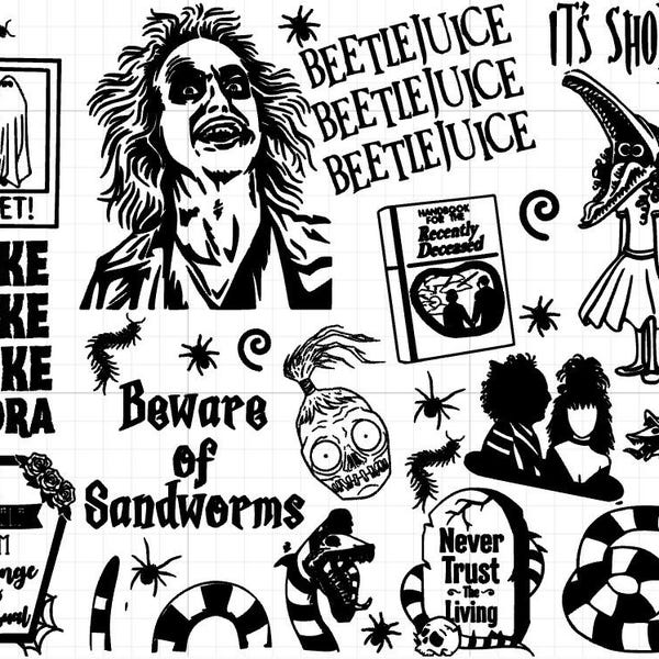 Beetlejuice Svg - Etsy