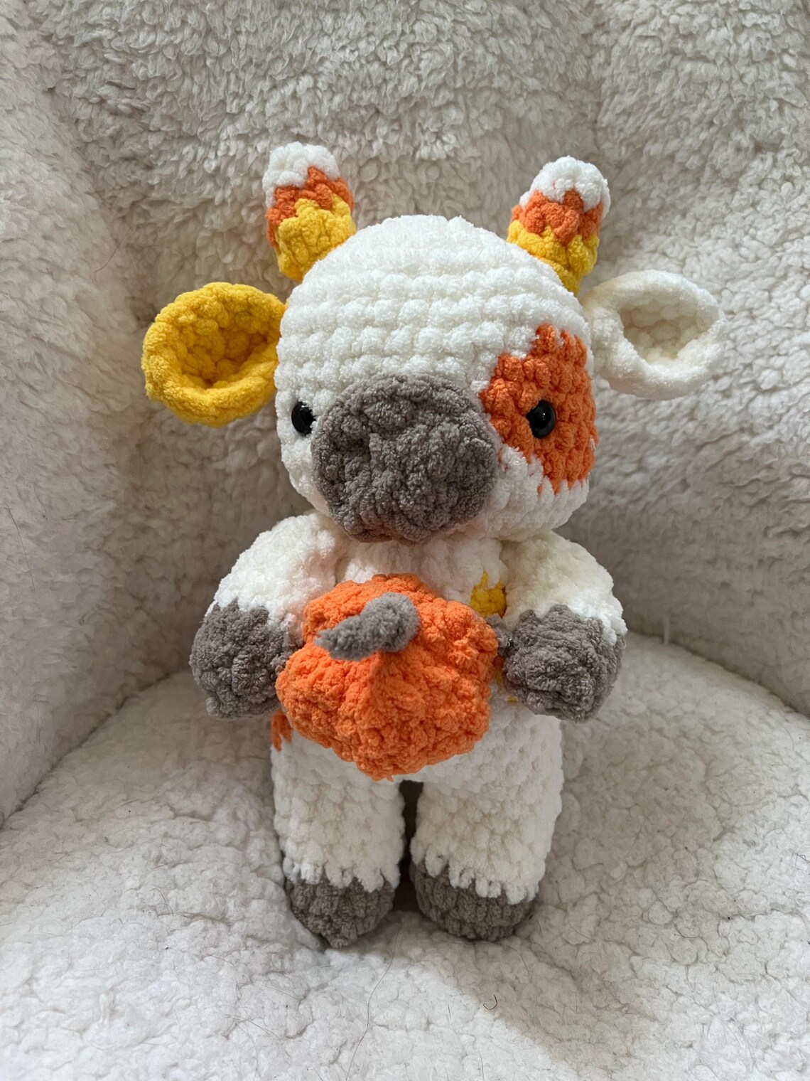 Cute Halloween Candy Corn Cow - Etsy