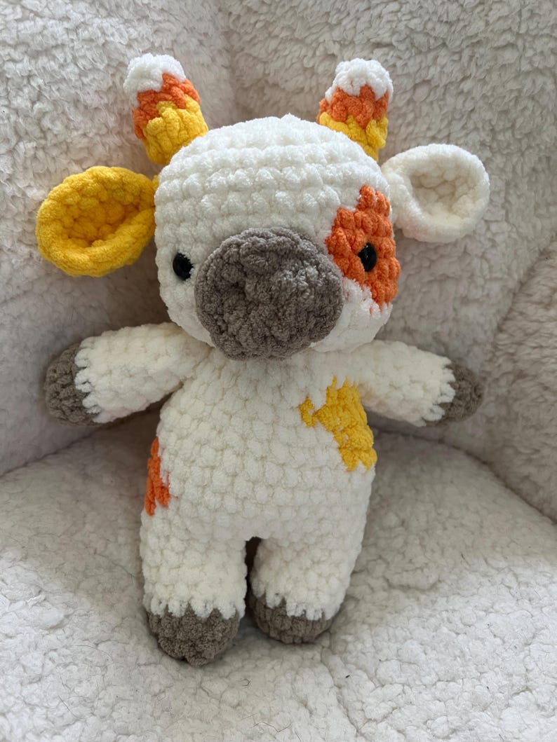 Cute Halloween Candy Corn Cow - Etsy