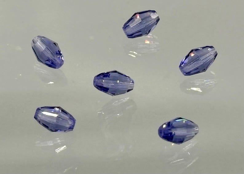 12 Swarovski 5200 Faceted Oval Beads @9x6mm in 12 Colors - Etsy