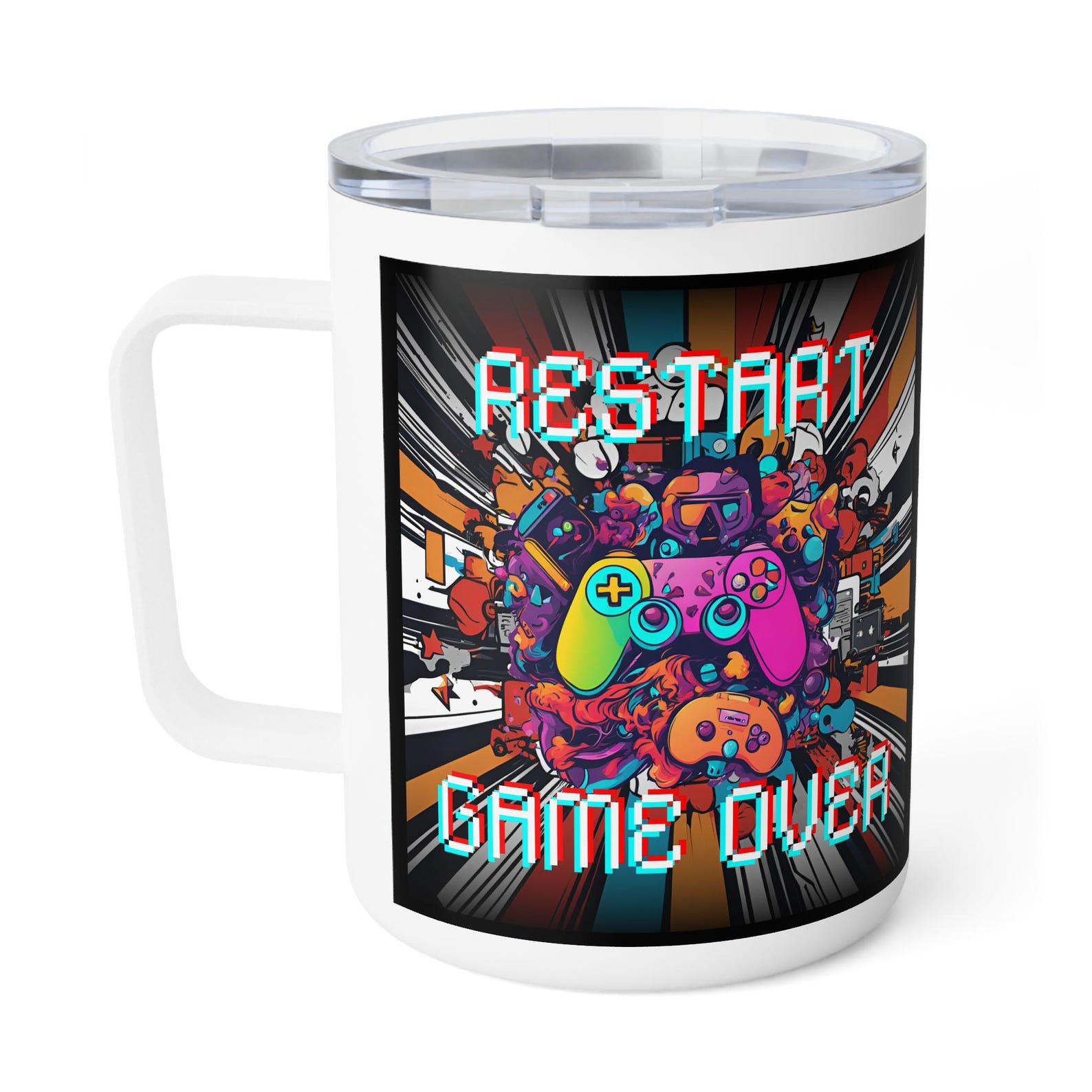 Gamers Chill Mug, 10oz Insulated Mug for Video Game Players, Break Time ...