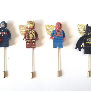 Superhero Wedding Boutonniere Superhero Bottonhole Superhero Homecoming ...