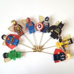 Superhero Wedding Boutonniere Superhero Bottonhole Superhero Homecoming ...