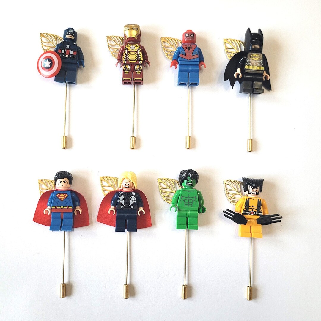 Superhero Wedding Boutonniere Superhero Bottonhole Superhero Homecoming ...