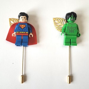 Superhero Wedding Boutonniere Superhero Bottonhole Superhero Homecoming ...