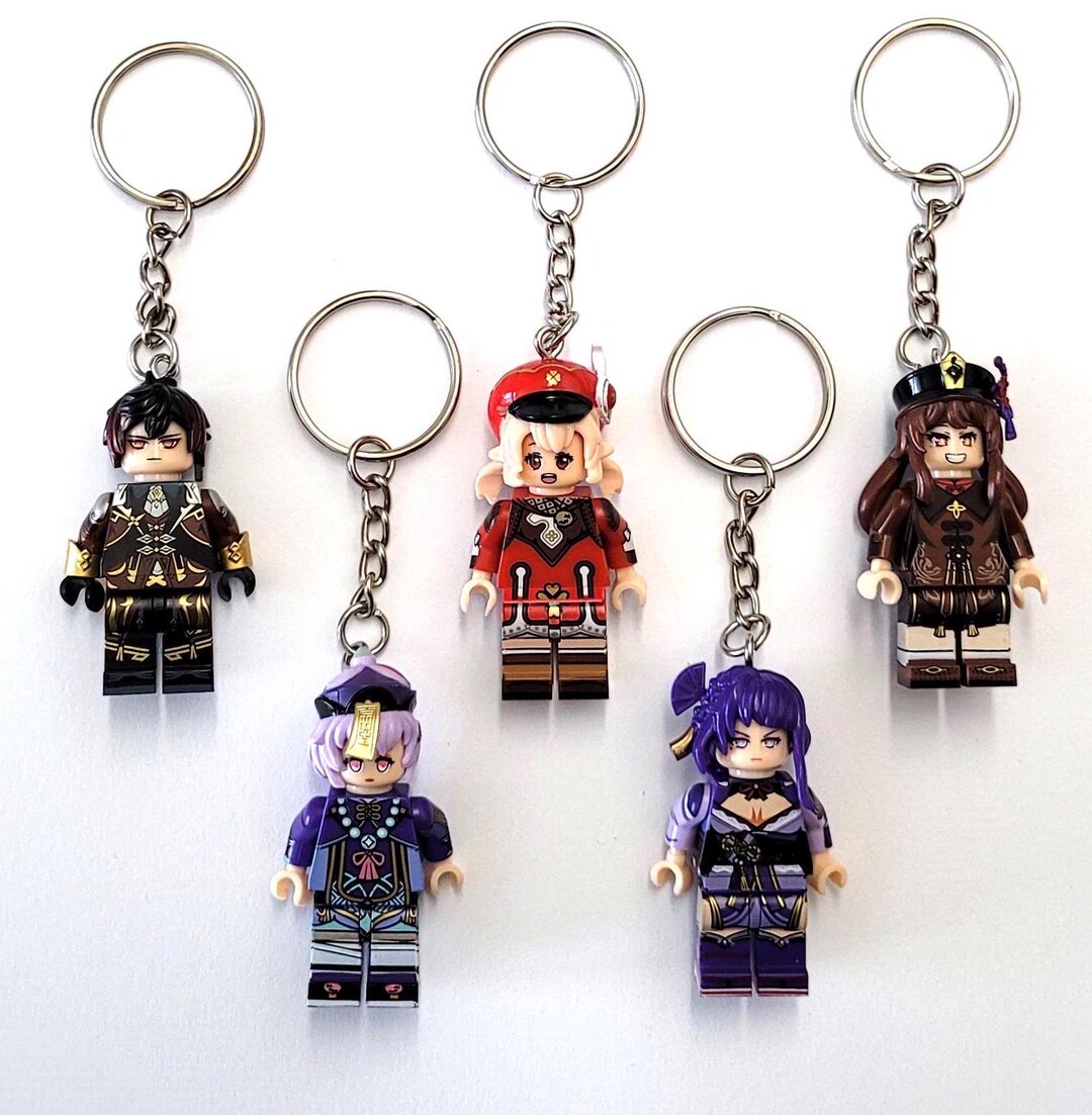 Genshin Impact Keychain Gift Genshin Impact Gamer Birthday Keychain ...