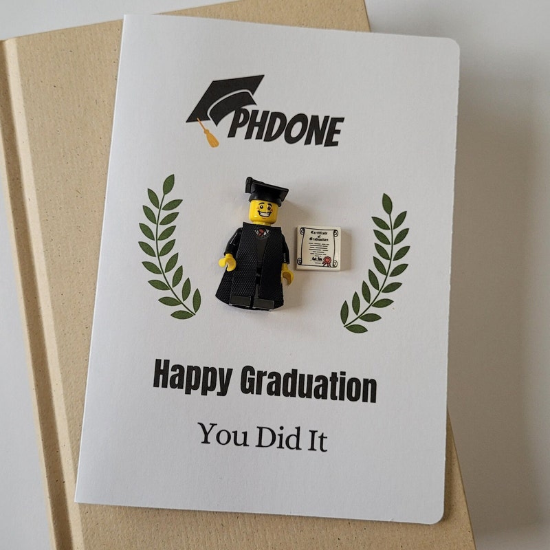 Phd Graduation Card - Etsy