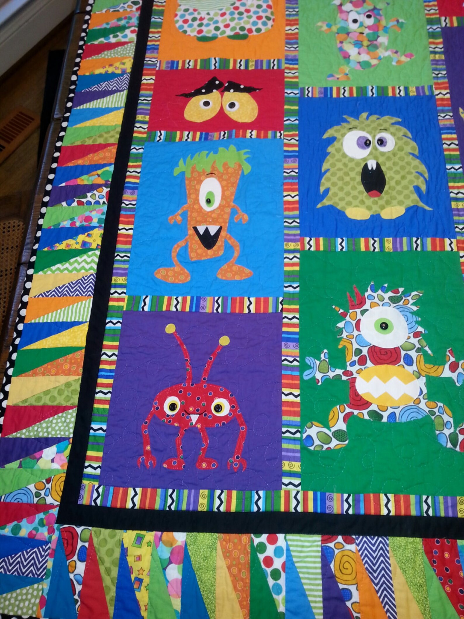 Mini Monster Quilt Pattern - Etsy