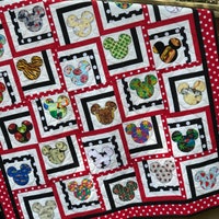 Mickey Mouse Quilt - Etsy