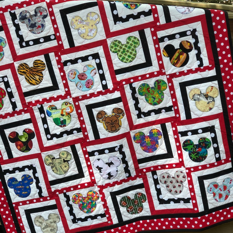 Mickey Quilt Pattern - Etsy