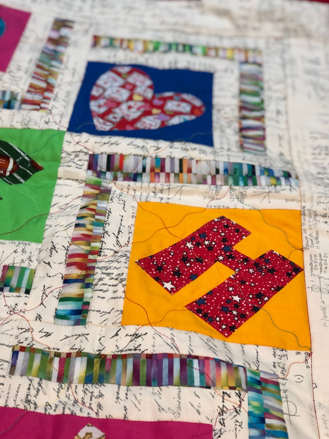 Tipsy Letters Quilt Pattern I Spy - Etsy