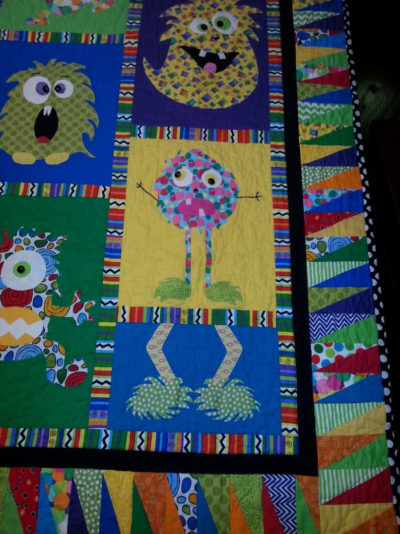 Mini Monster Quilt Pattern - Etsy