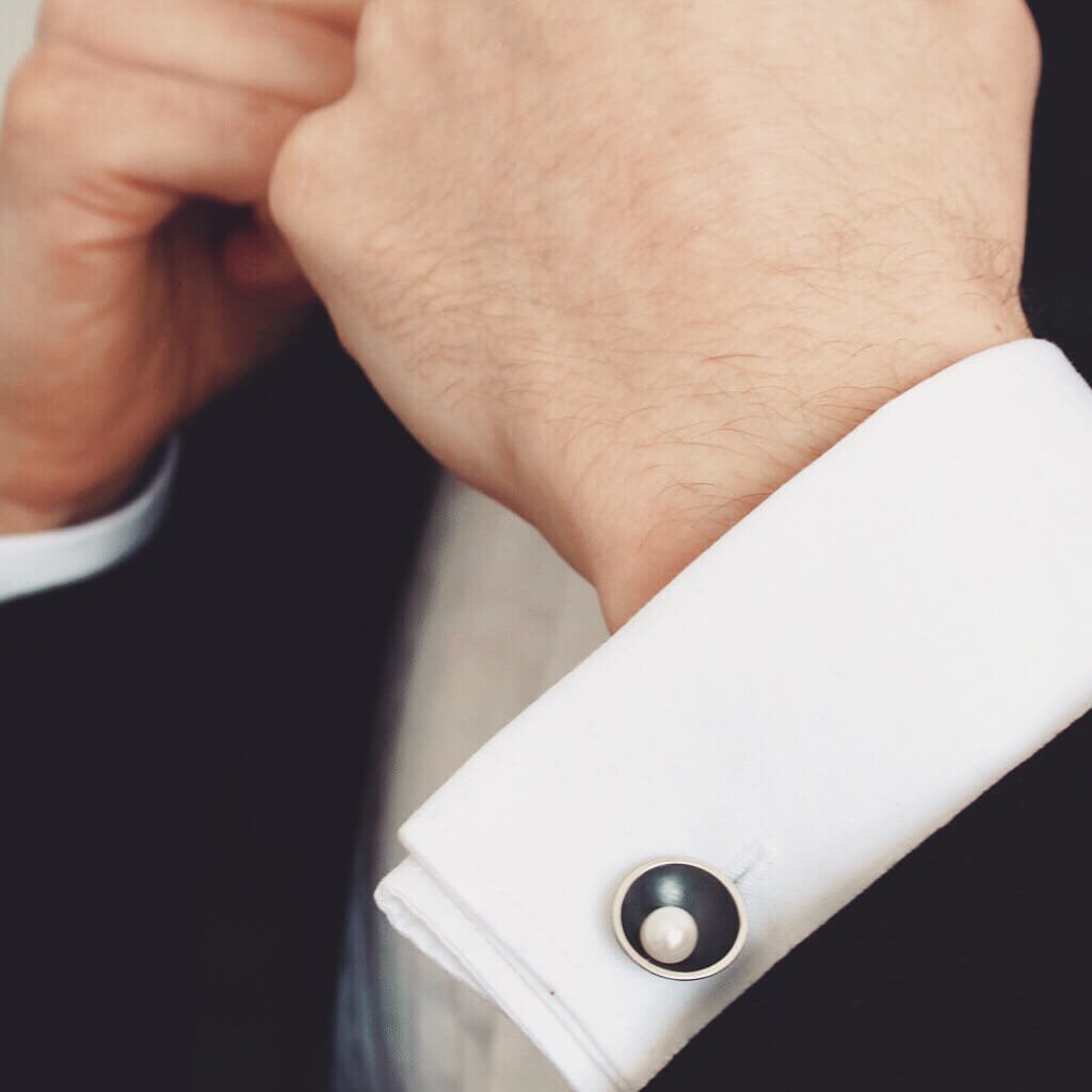 Pearl Cufflinks. 30th Anniversary Gift for Him - Etsy