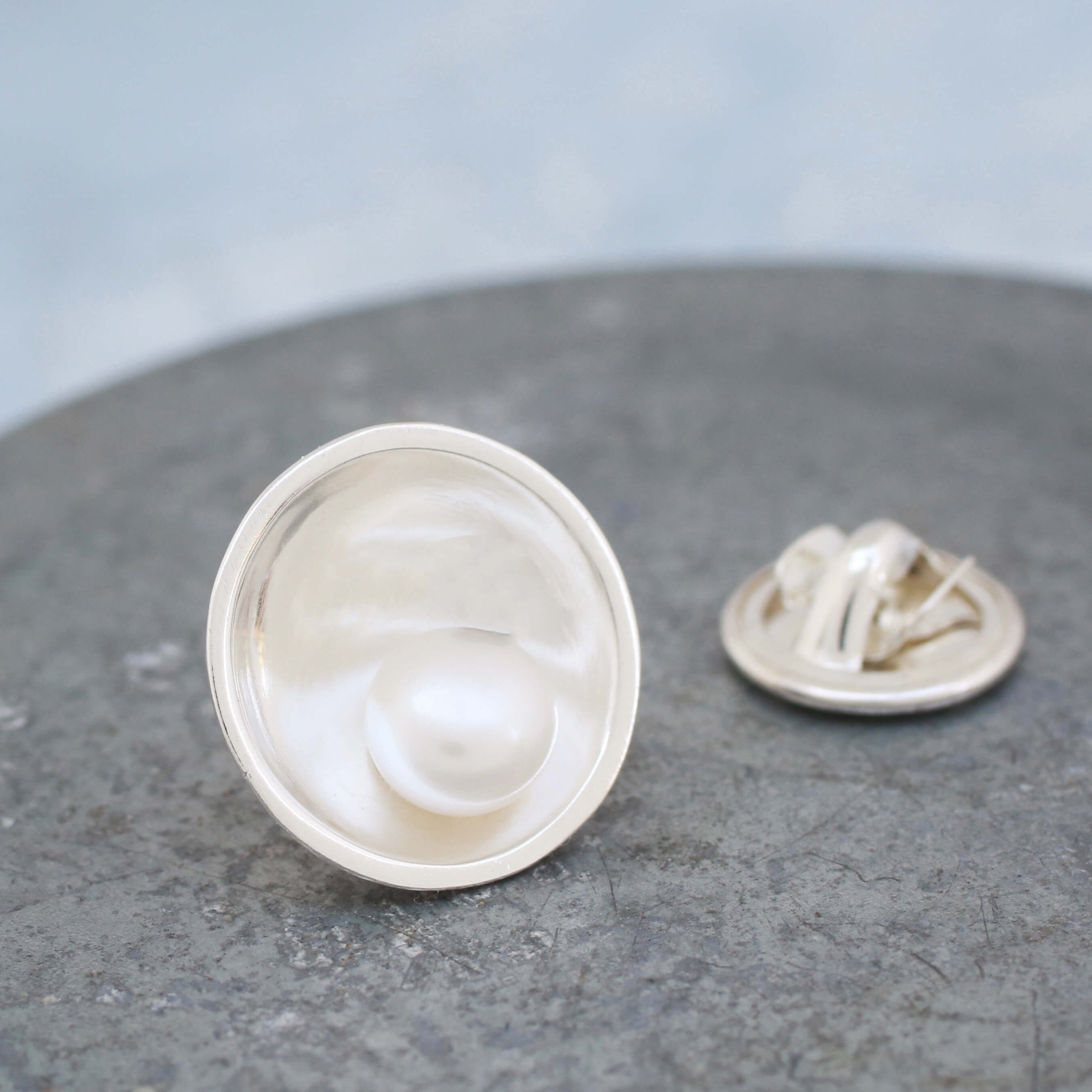 Silver Pearl Tie Pin. 30th Anniversary Gift for Him - Etsy UK