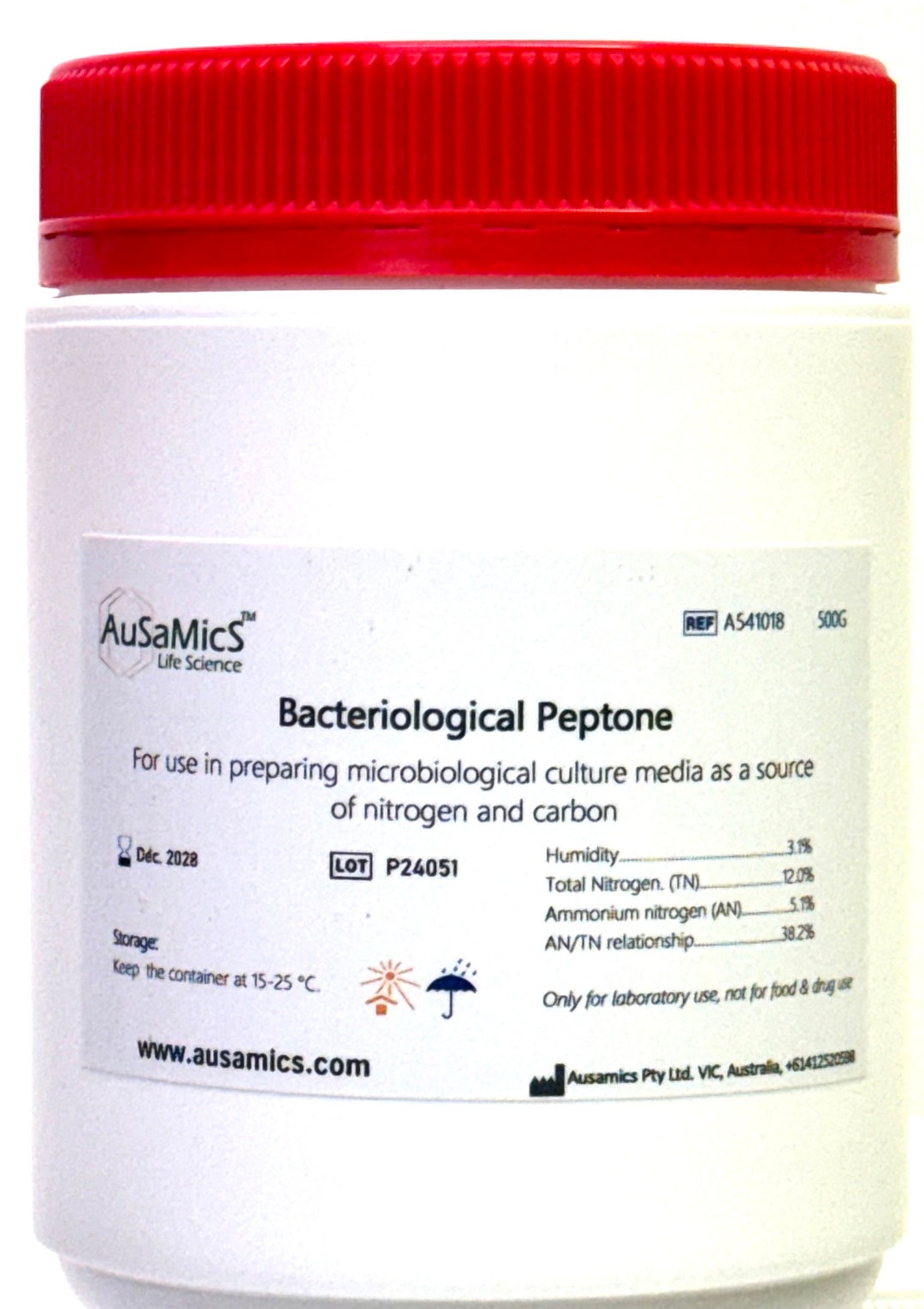 Bacteriological Peptone | Lab-grade Nutrient for Bacteria, Yeast ...