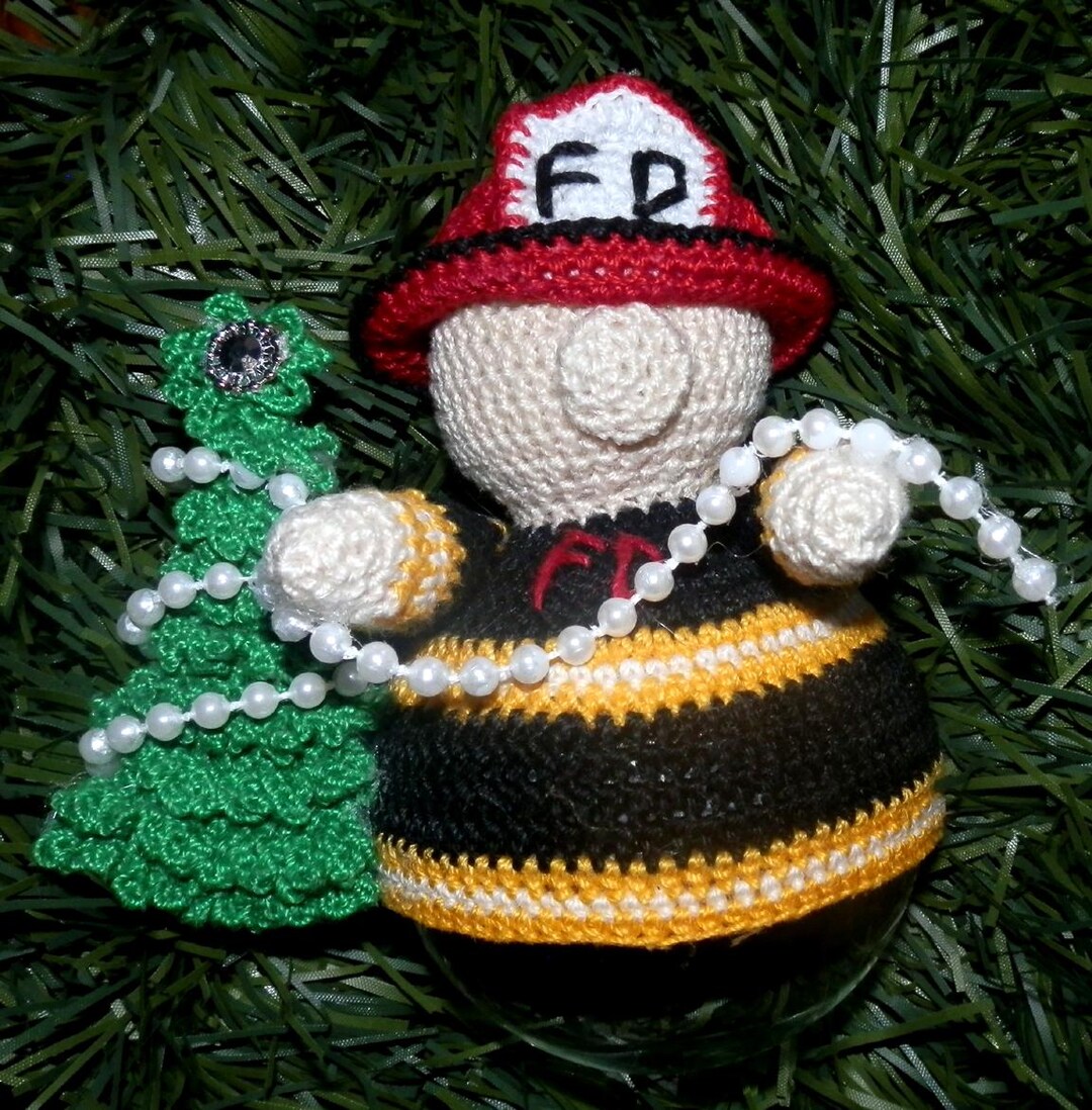 Fireman Tribute Crochet Pattern PDF - Etsy
