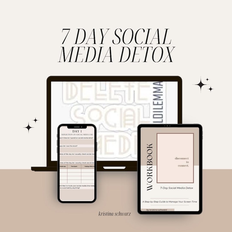 7 Day Social Media Detox - Etsy