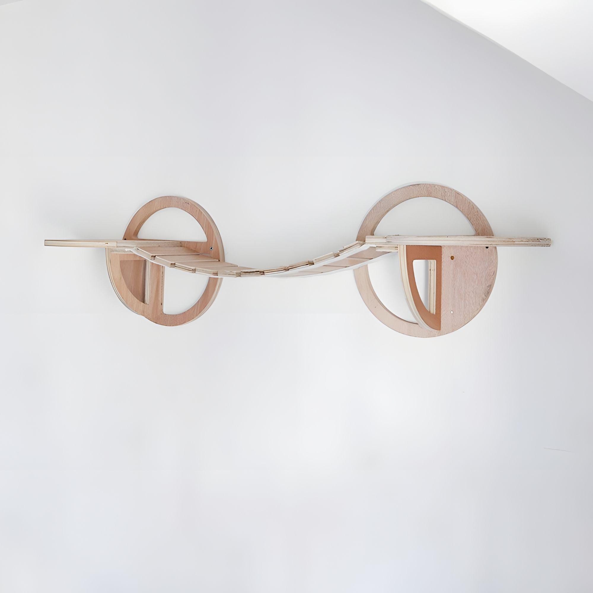Cat Bridge, Cat Shelves, Cat Ladder Floating, Wooden Furniture for Cat ...