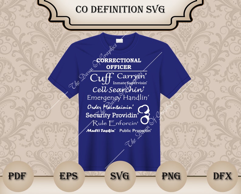 Correction Officer Definition SVG, Corrections Officer, Correctional ...
