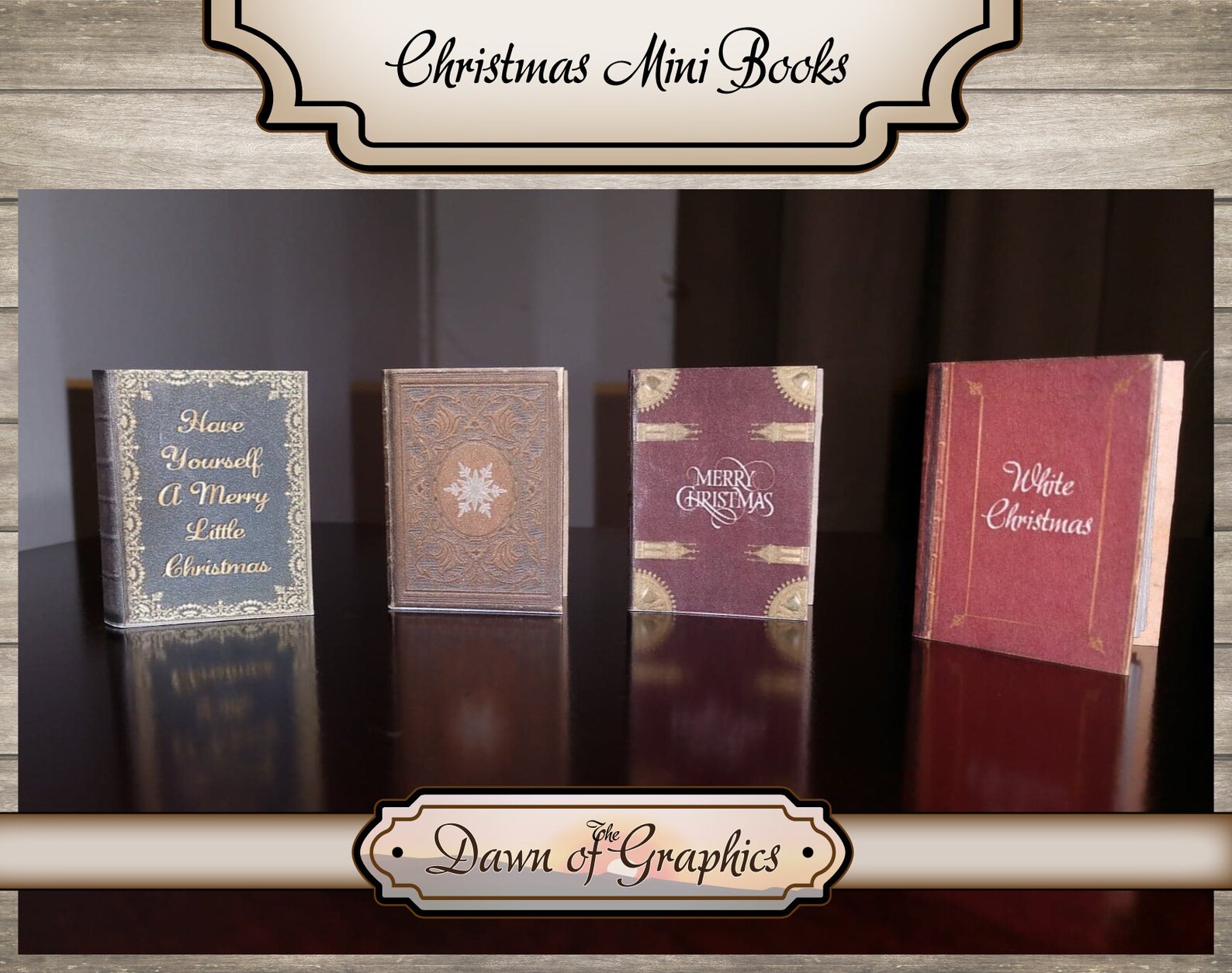 Vintage Christmas, Mini Book, White Christmas, Songs, Scrapbook Kit ...