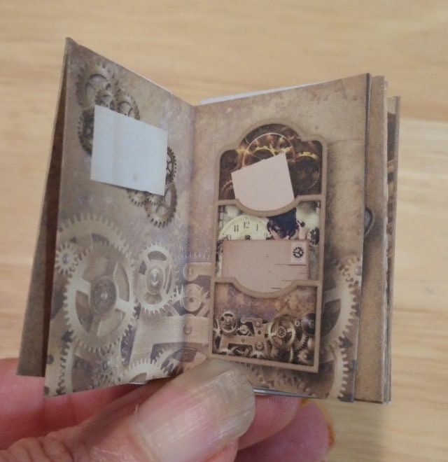 Steampunk Mini Junk Journal Book, Scrapbook, Printable, Digital ...