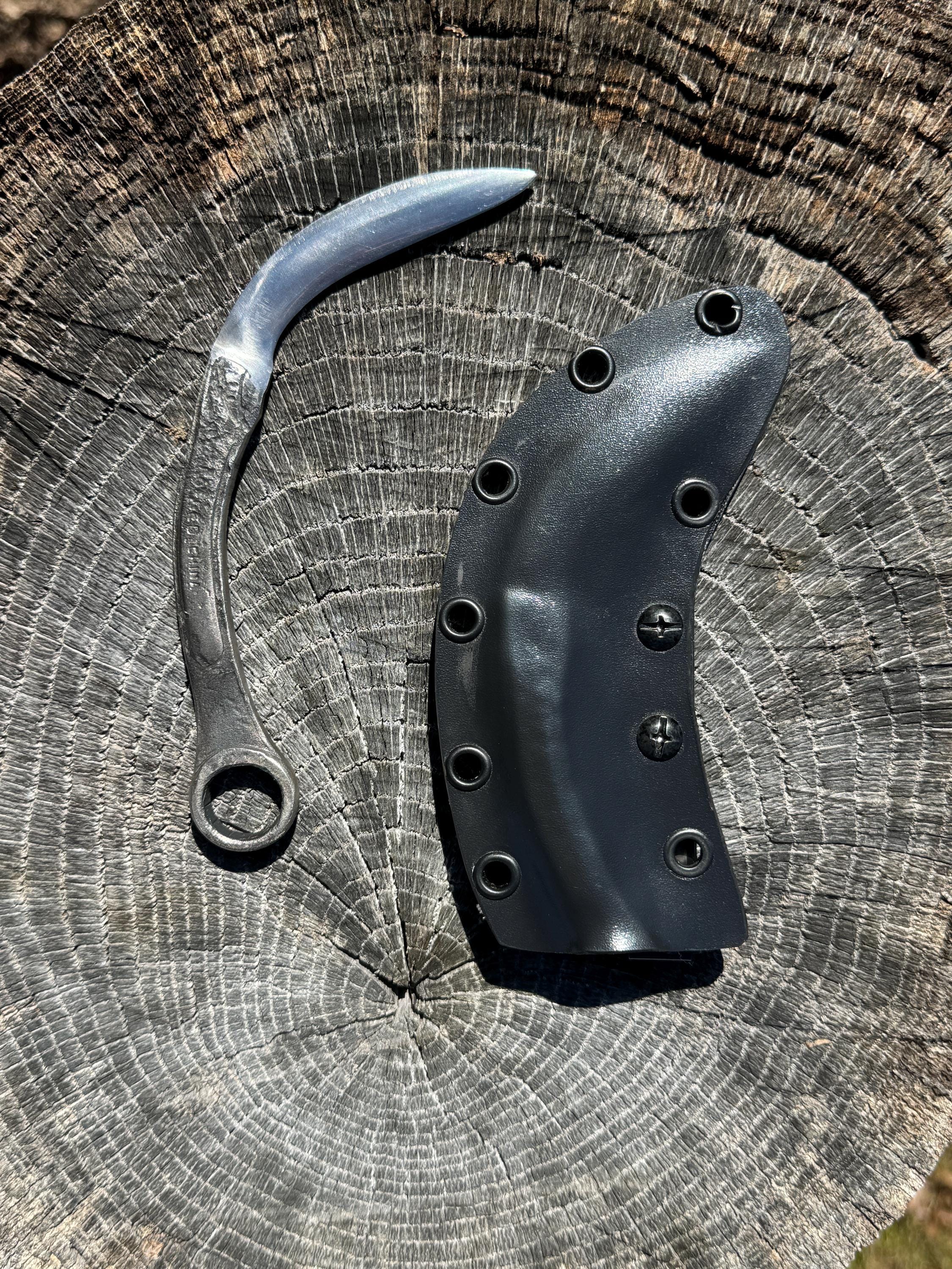 Hand Forged Karambit Style Knife From Wrench - Etsy