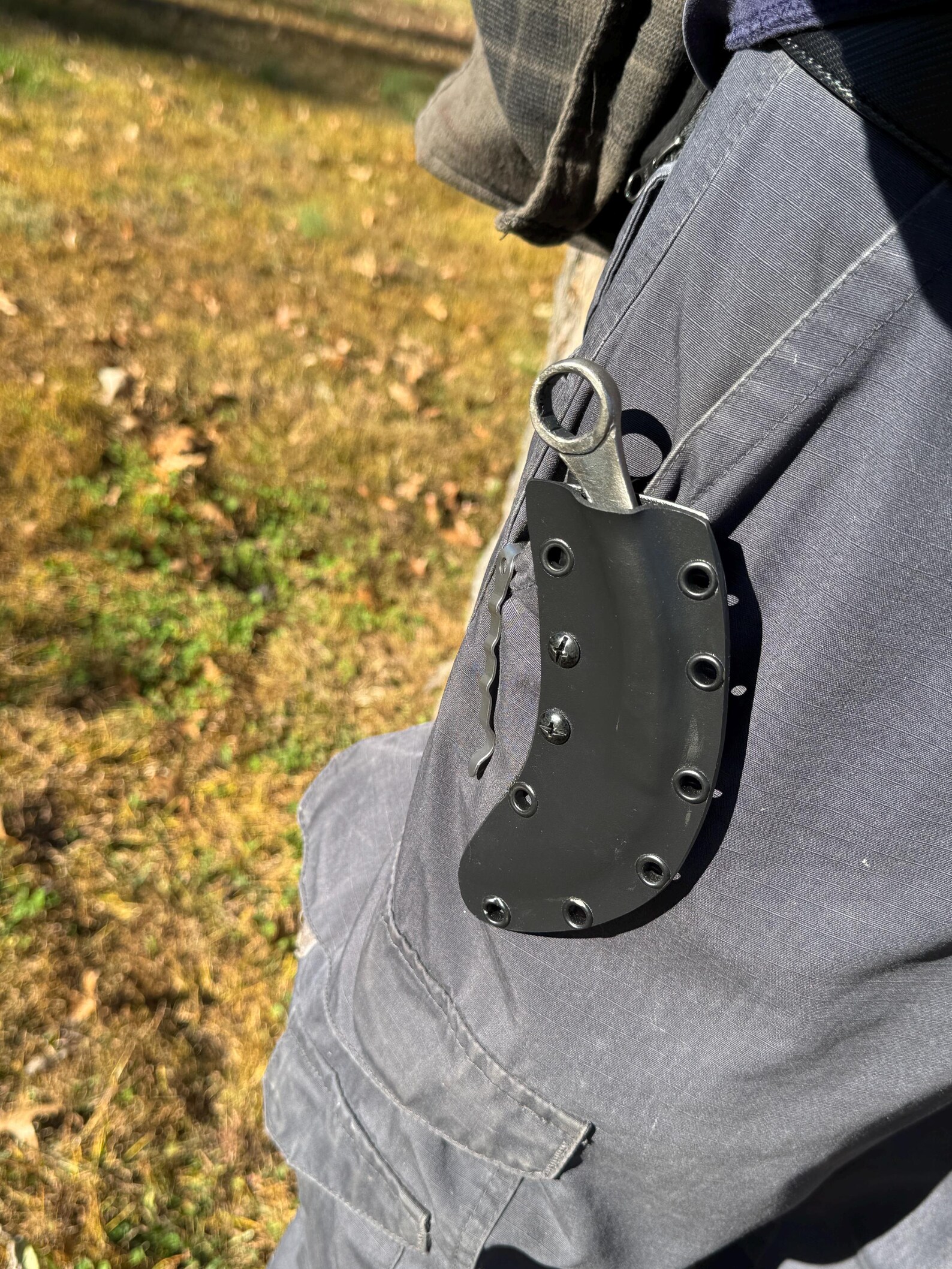 Hand Forged Karambit Style Knife From Wrench - Etsy