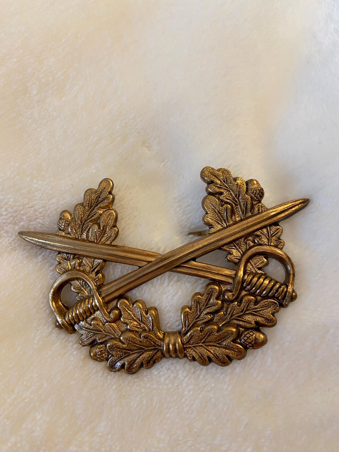Vintage West German Army Crossed Swords Bundewehr Cap Badge Cockade - Etsy