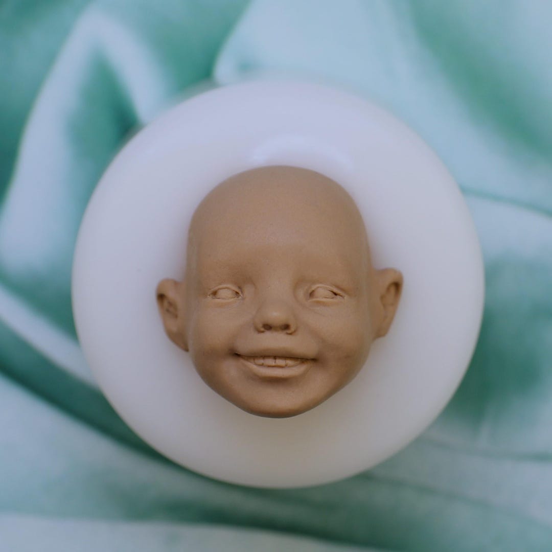Happy Baby Face Silicone Mold, Handmade Doll Making No.102 - Etsy