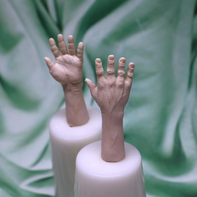 Hand Mold – Sized to Match Large Face Molds, Silicone Doll Hands Mold ...