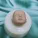 Baby Face Mold Made of High-quality Silicone, Miniature Face Mold for ...