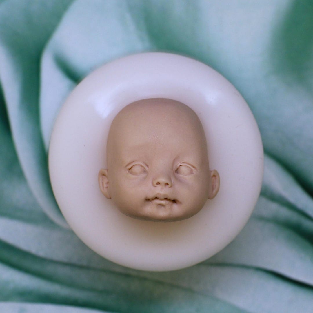 High-quality Silicone Face Mold, Custom Mold for Clay Sculpting ...