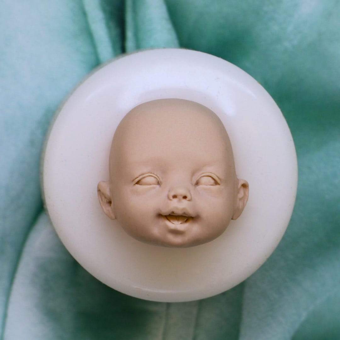 Happy Baby Face Mold Made of High-quality Silicone No.096 - Etsy